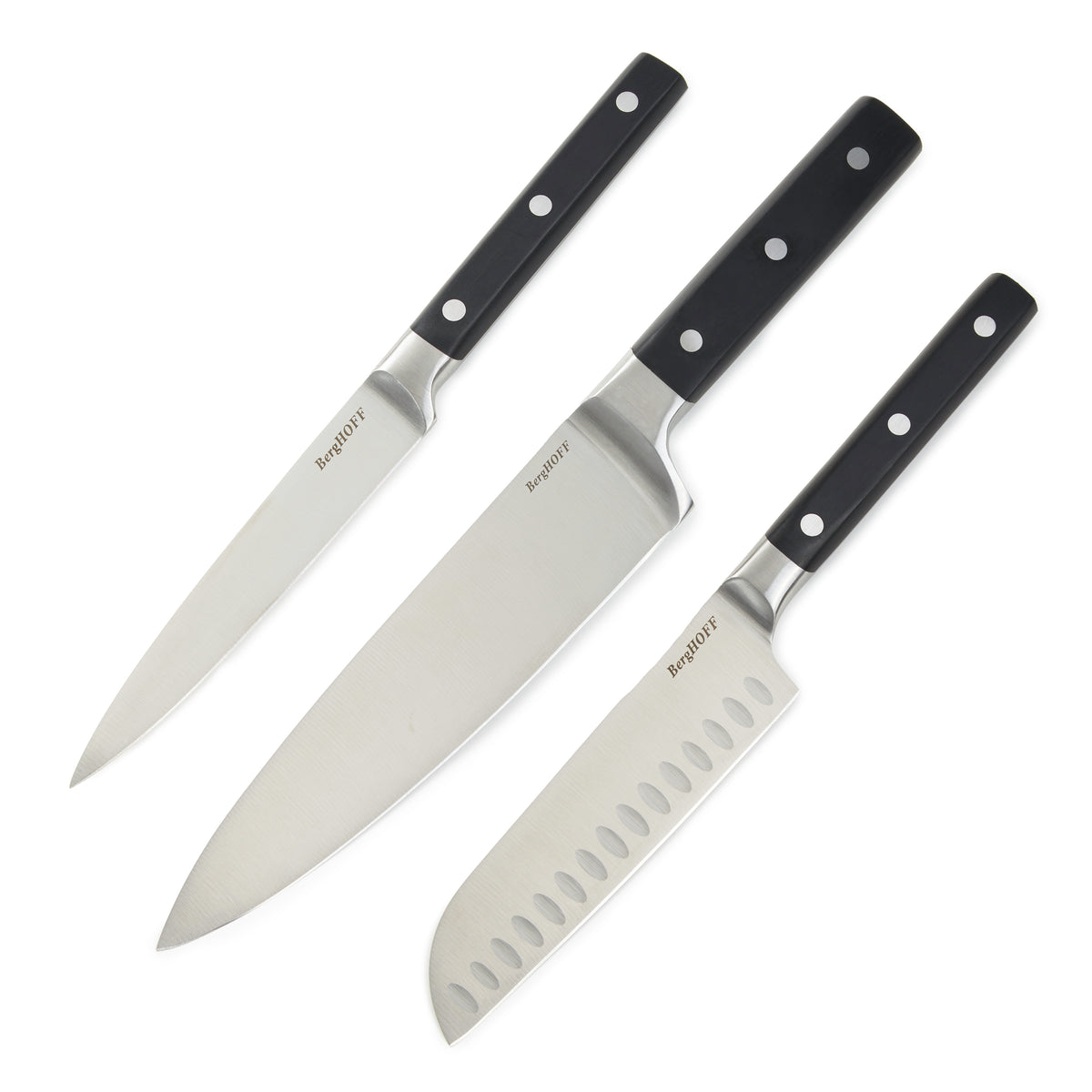 Gene 3Pc Stainless Steel Knife Set — BergHOFF