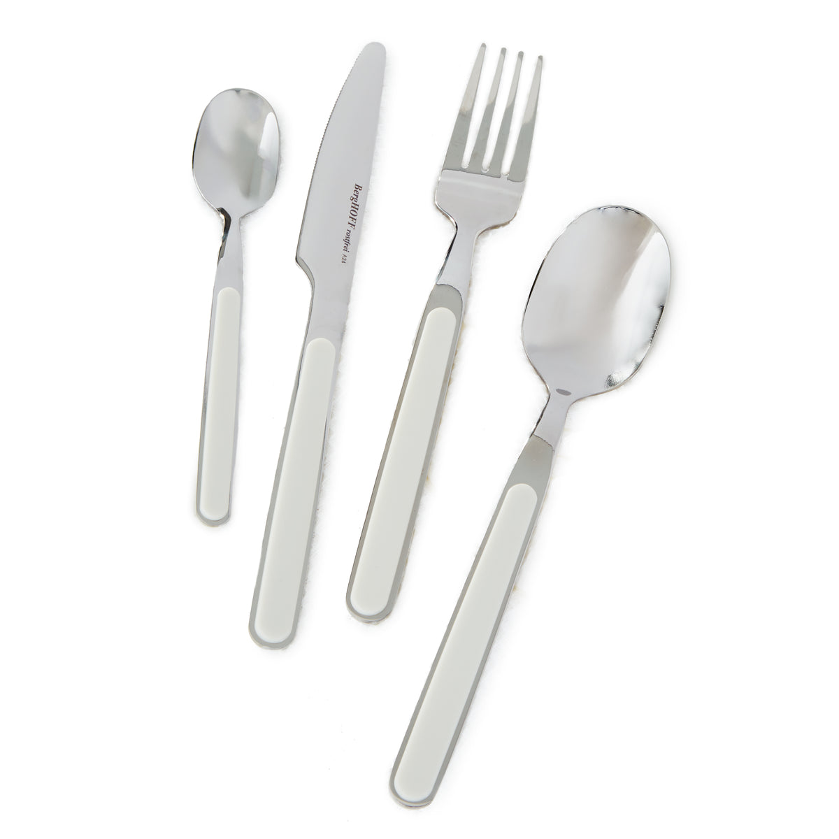 Leo Balance Stainless Steel 24Pc Flatware Set, Moonbeam — BergHOFF