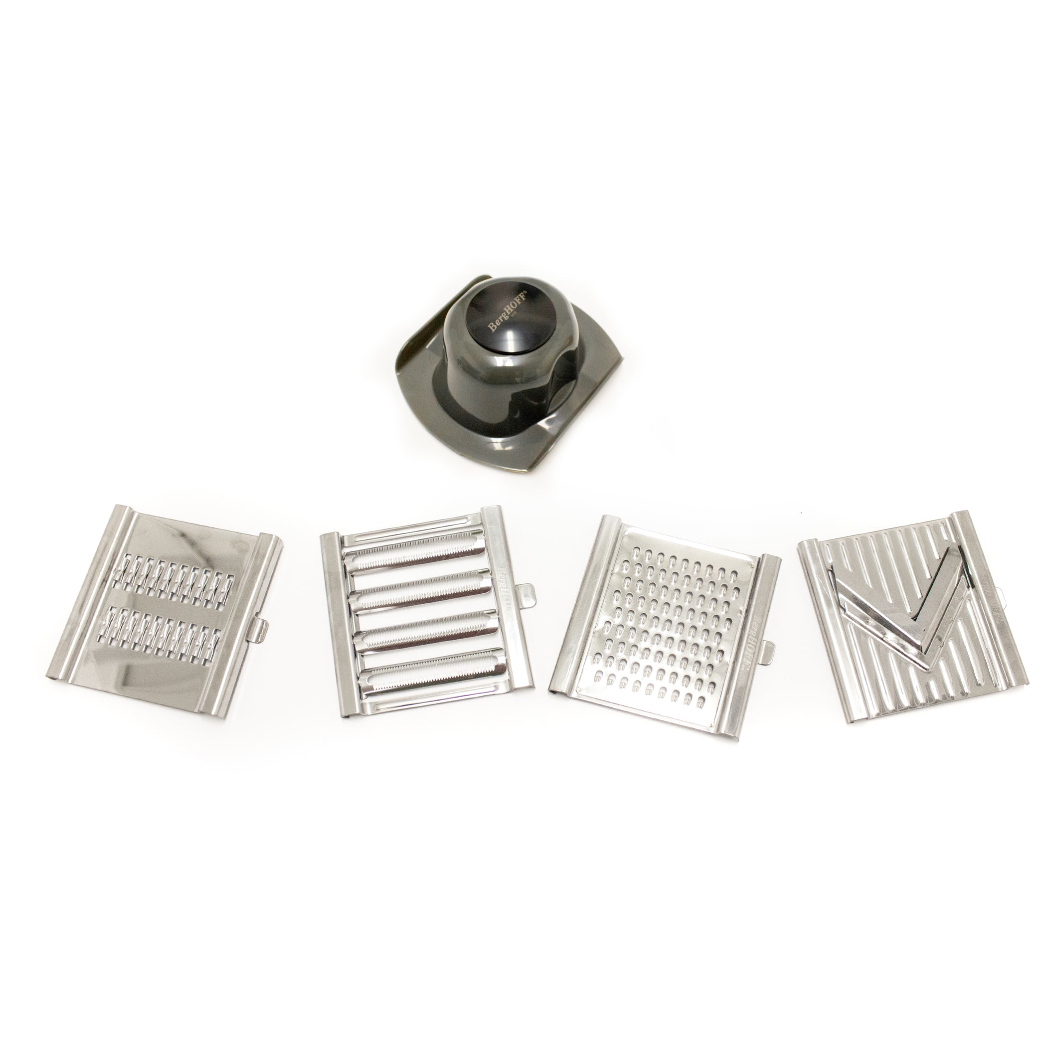 BergHOFF 6Pc Multi Slicer Pro Mandolin, Grey