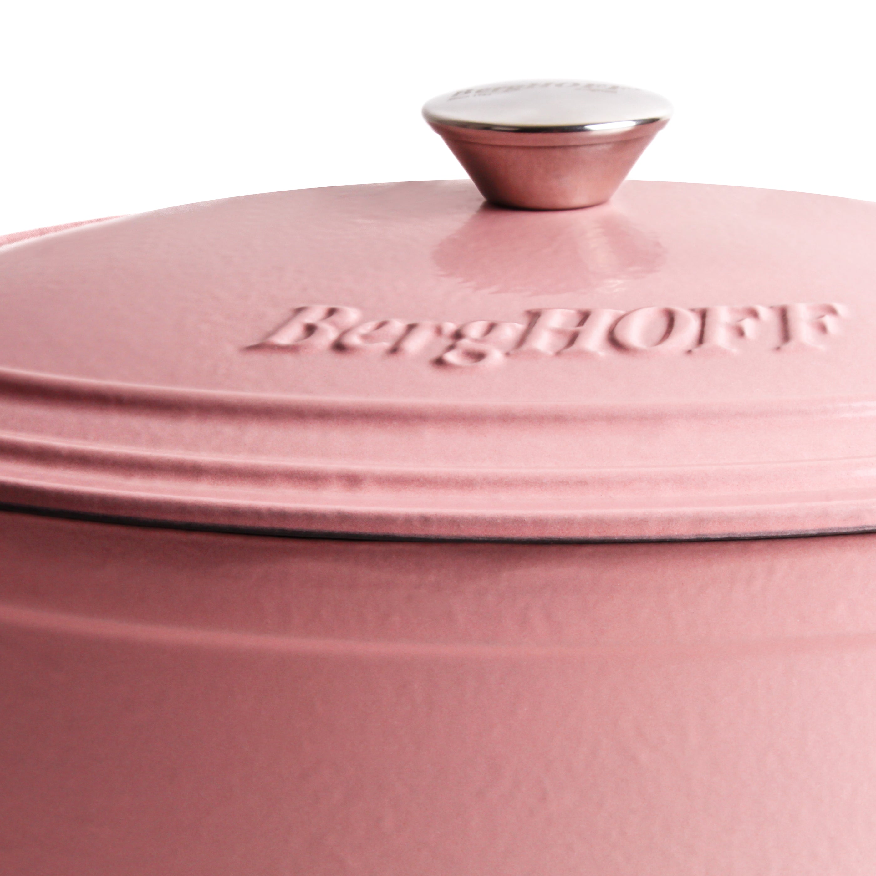 BergHOFF Neo 3pc Cast Iron Cookware Set, Fry Pan & Round Dutch Oven, P